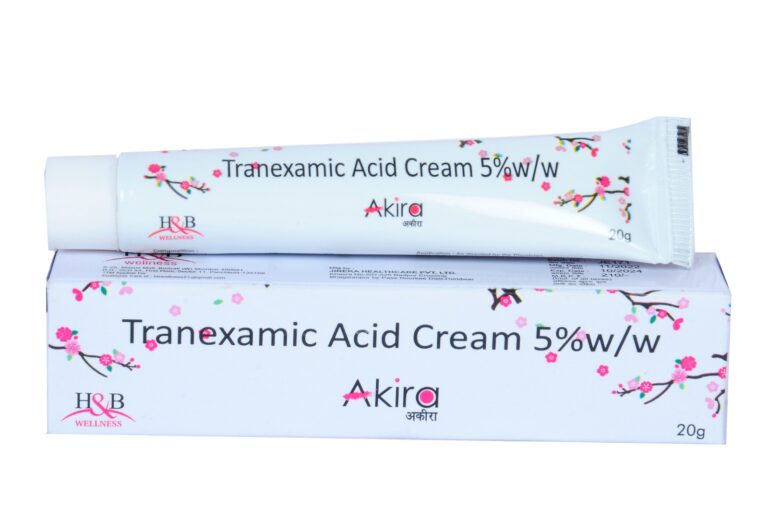 Tranexamic Acid 5% Cream 20g Treats Melasma, Hyperpigmentation, Dark ...
