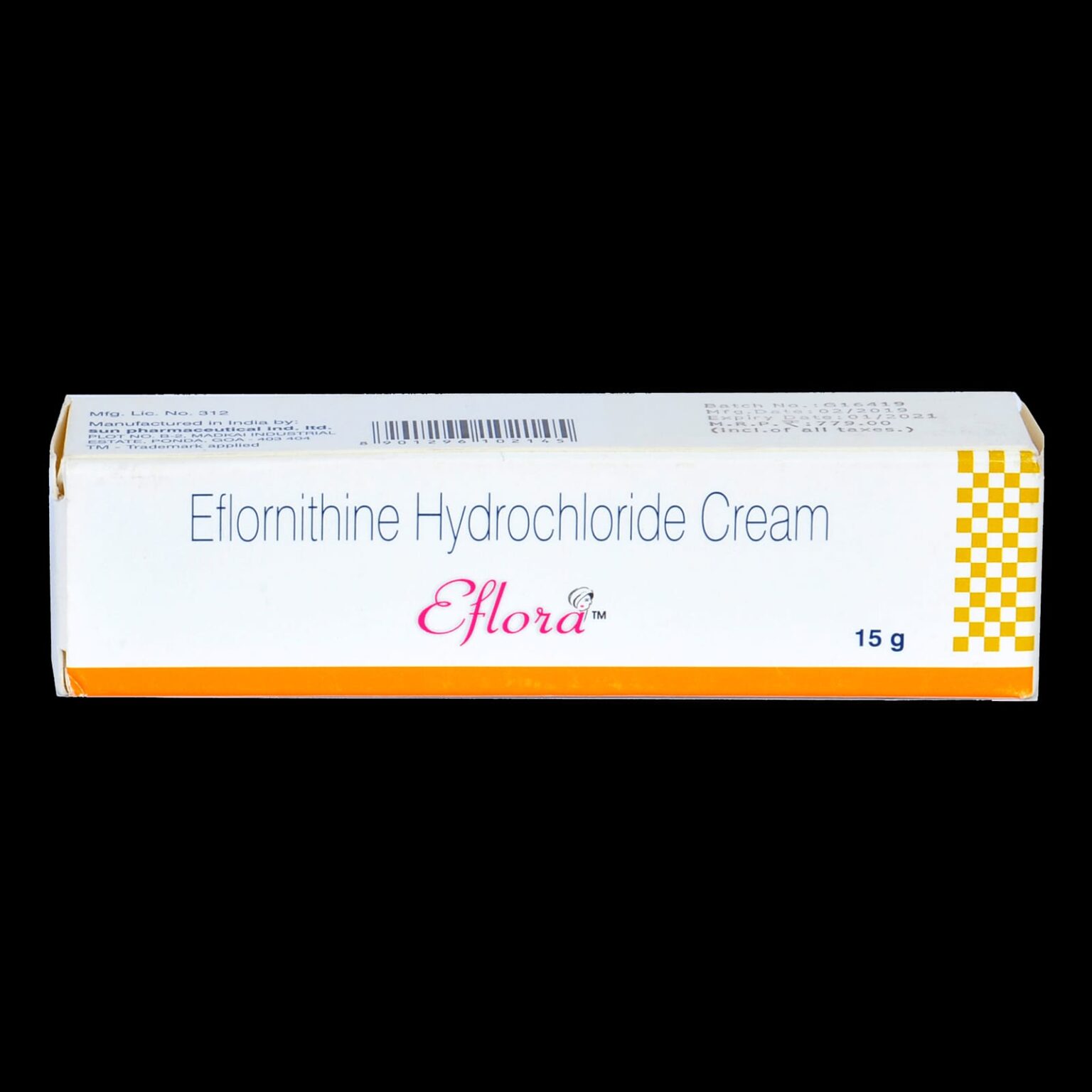 Eflora Cream for Unwanted Facial Hair Growth in Women 15gm-Eflornithine ...